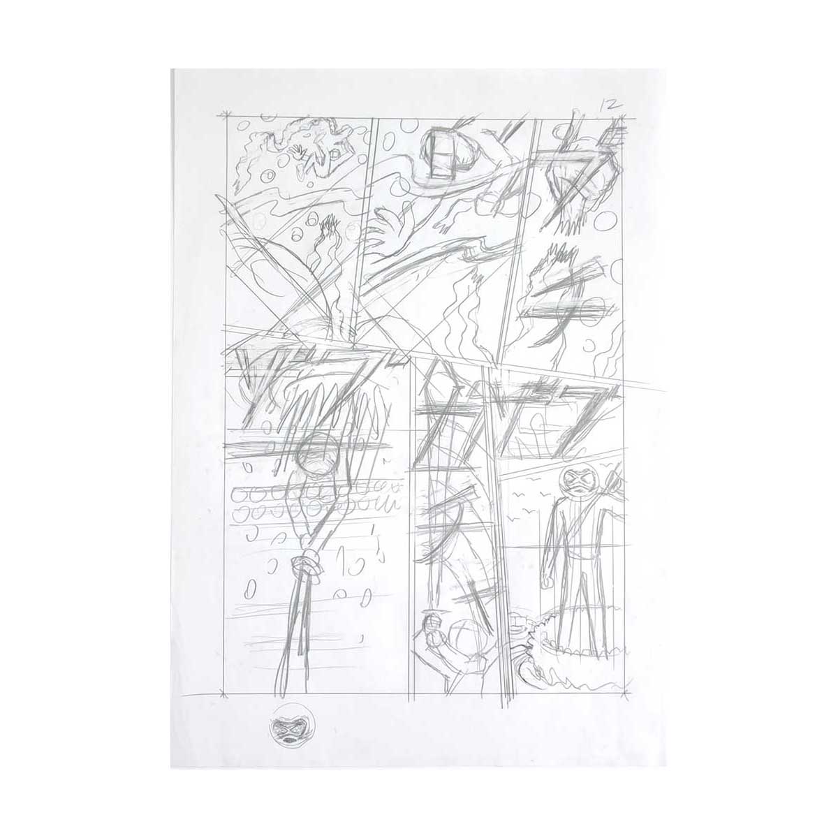 Yuichi Yokoyama Drawing 2-5 | “下書原画 2-5” 横山裕一 – LUCKY RECORDS